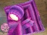 Picot Layette Set | Loom Knit - GoodKnit Kisses