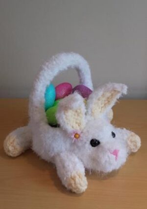 Bunny Easter Basket Loom Knit - GoodKnit Kisses