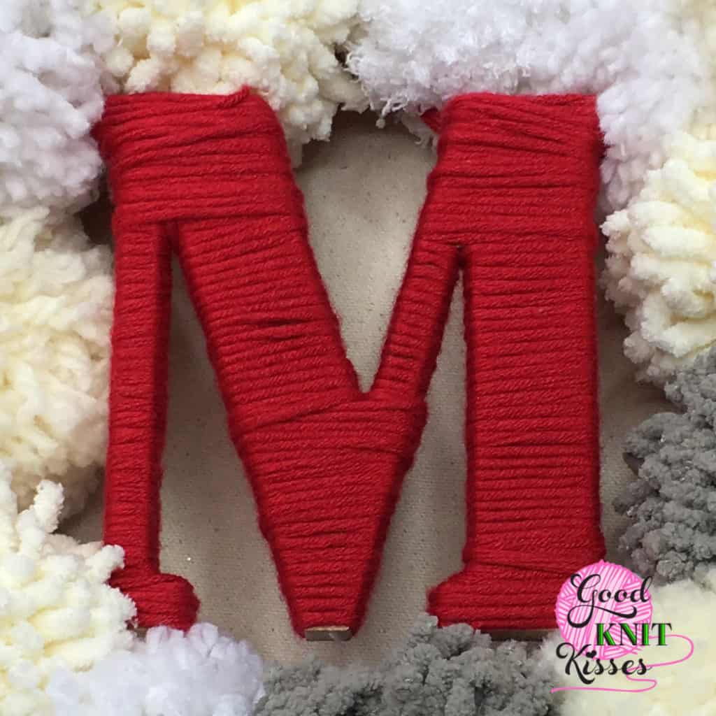 Yarn Wrapped Letter | Craft - GoodKnit Kisses