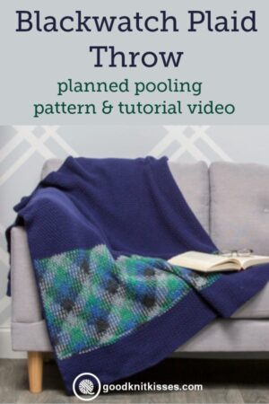 Easy Planned Pooling Afghan | Premier Everyday Plaid - GoodKnit Kisses