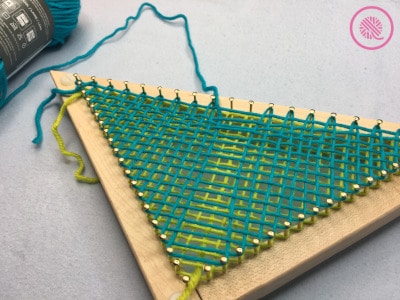 How To Weave on a Triangle Loom - GoodKnit Kisses