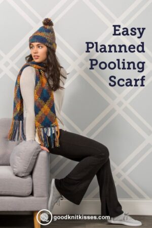 Easy Planned Pooling | Plaid Fringe Scarf - GoodKnit Kisses