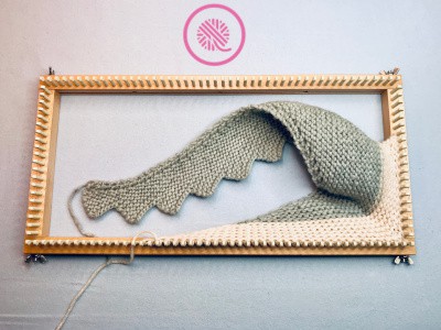 Loom Knit Shawl | Step It Up - GoodKnit Kisses