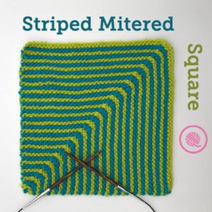 How to Knit: Perfect Mitered Square Pattern for Beginners