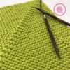 How to Knit: Perfect Mitered Square Pattern for Beginners