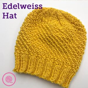 How to Needle Knit the Delicate Edelweiss Stitch - GoodKnit Kisses