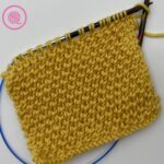 How to Needle Knit the Reverse Edelweiss Stitch - GoodKnit Kisses