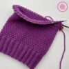 How to Needle Knit the Reverse Edelweiss Stitch - GoodKnit Kisses