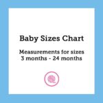 Baby Sizes Chart | Common Measurements for Babies from 3-24 months