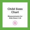 Child Sizes Chart | 5 Common Measurements for Kids 2-16!