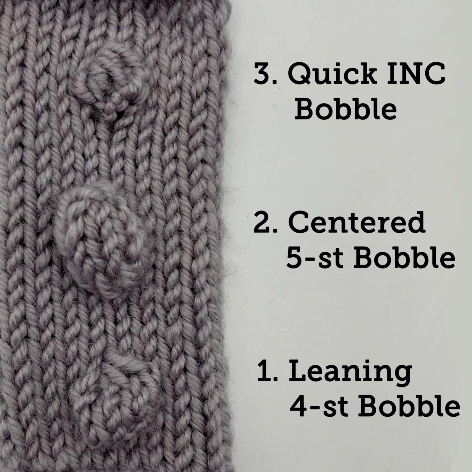 How to Knit Bobbles 3 Ways! - GoodKnit Kisses