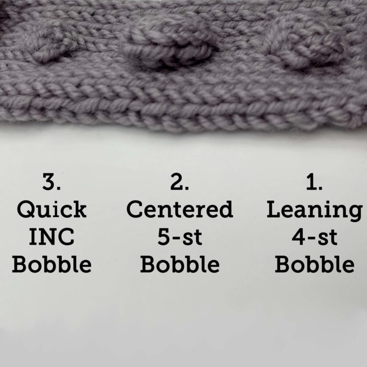 How to Knit Bobbles 3 Ways! - GoodKnit Kisses