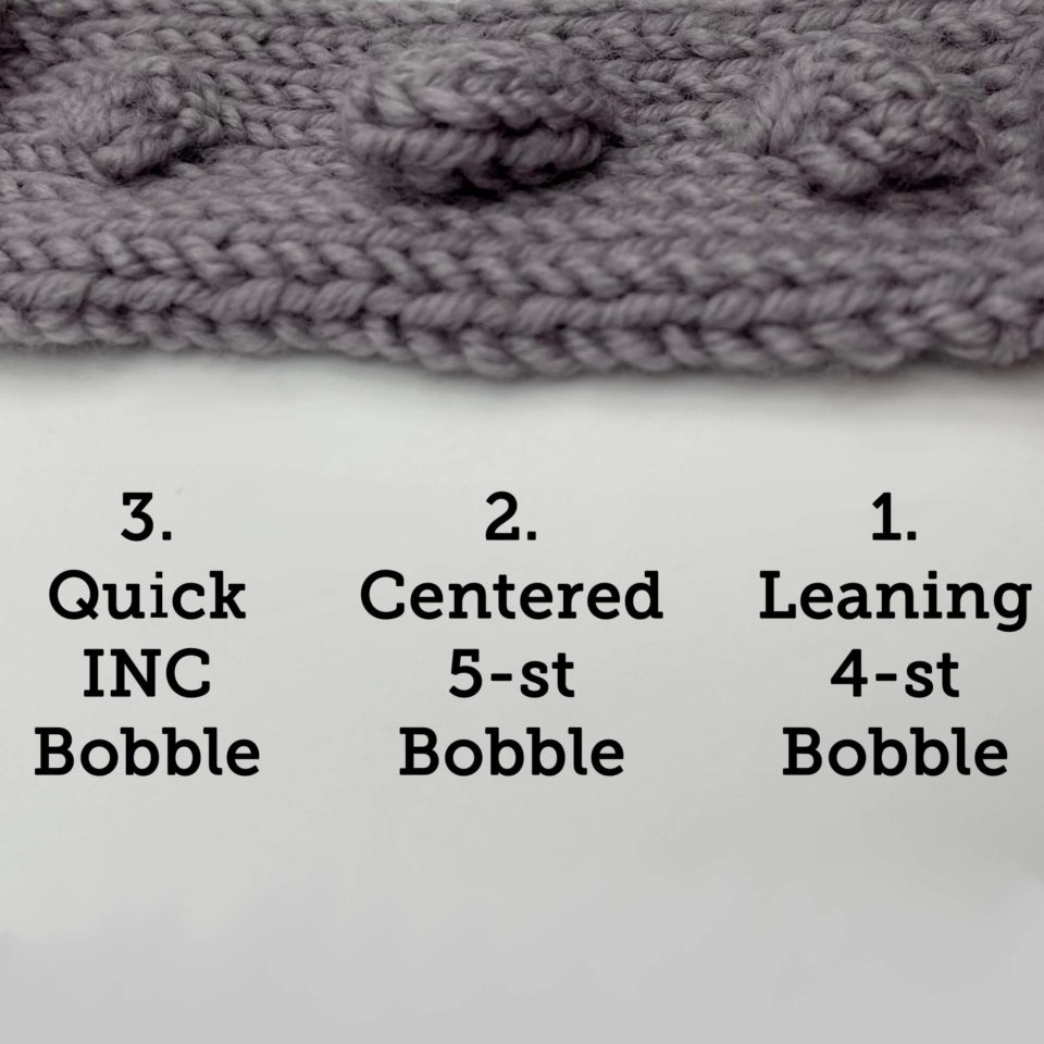 How to Knit Bobbles 3 Ways! - GoodKnit Kisses
