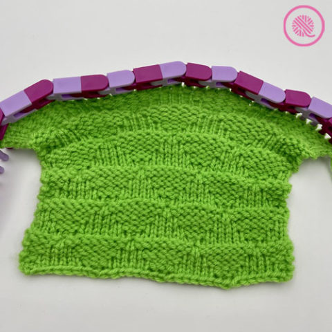 How to Loom Knit the Pyramid Stitch - GoodKnit Kisses