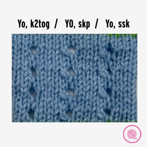 How to Knit 3 Easy Eyelets (Lace Knitting) - GoodKnit Kisses