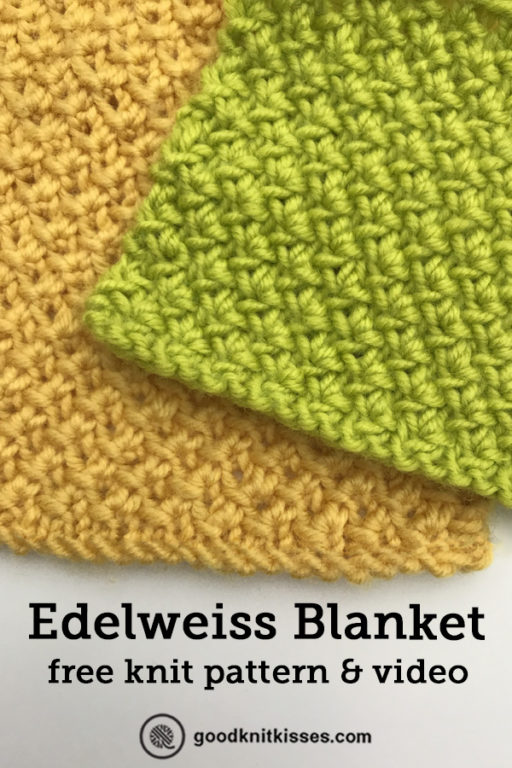 Cozy Edelweiss Blanket Pattern for Knitters - GoodKnit Kisses