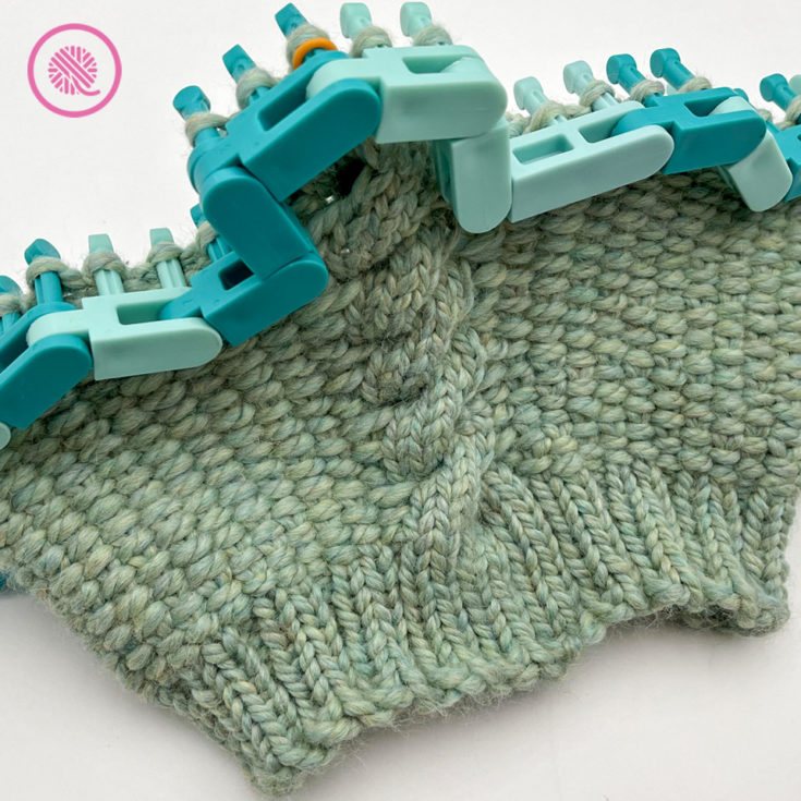 Cozy Alert! Loom Knit Cabled Linen Hat - GoodKnit Kisses