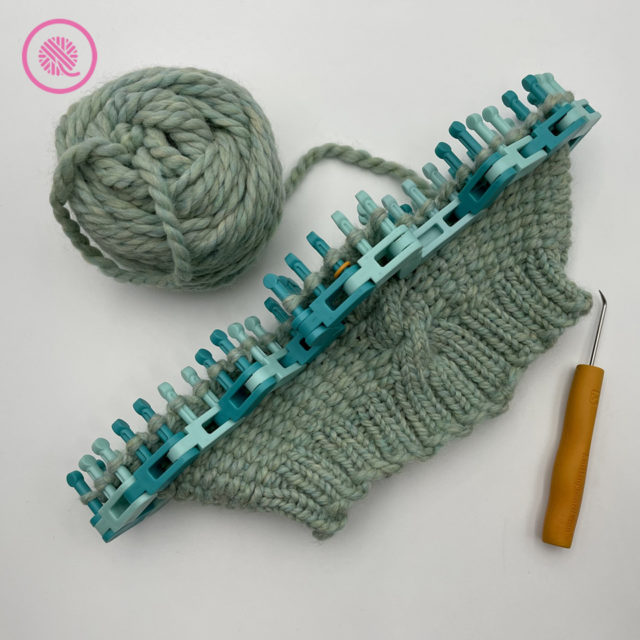 Cozy Alert! Loom Knit Cabled Linen Hat - GoodKnit Kisses