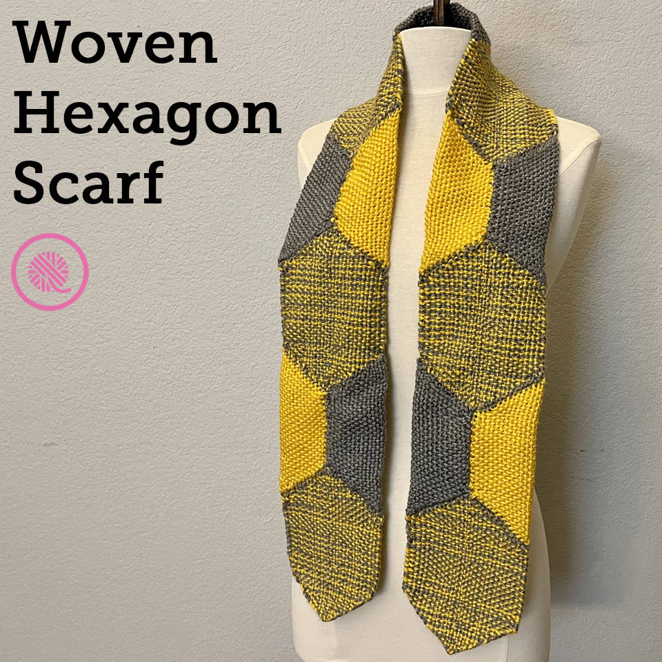 Introducing the Woven Hexagon Scarf! - GoodKnit Kisses