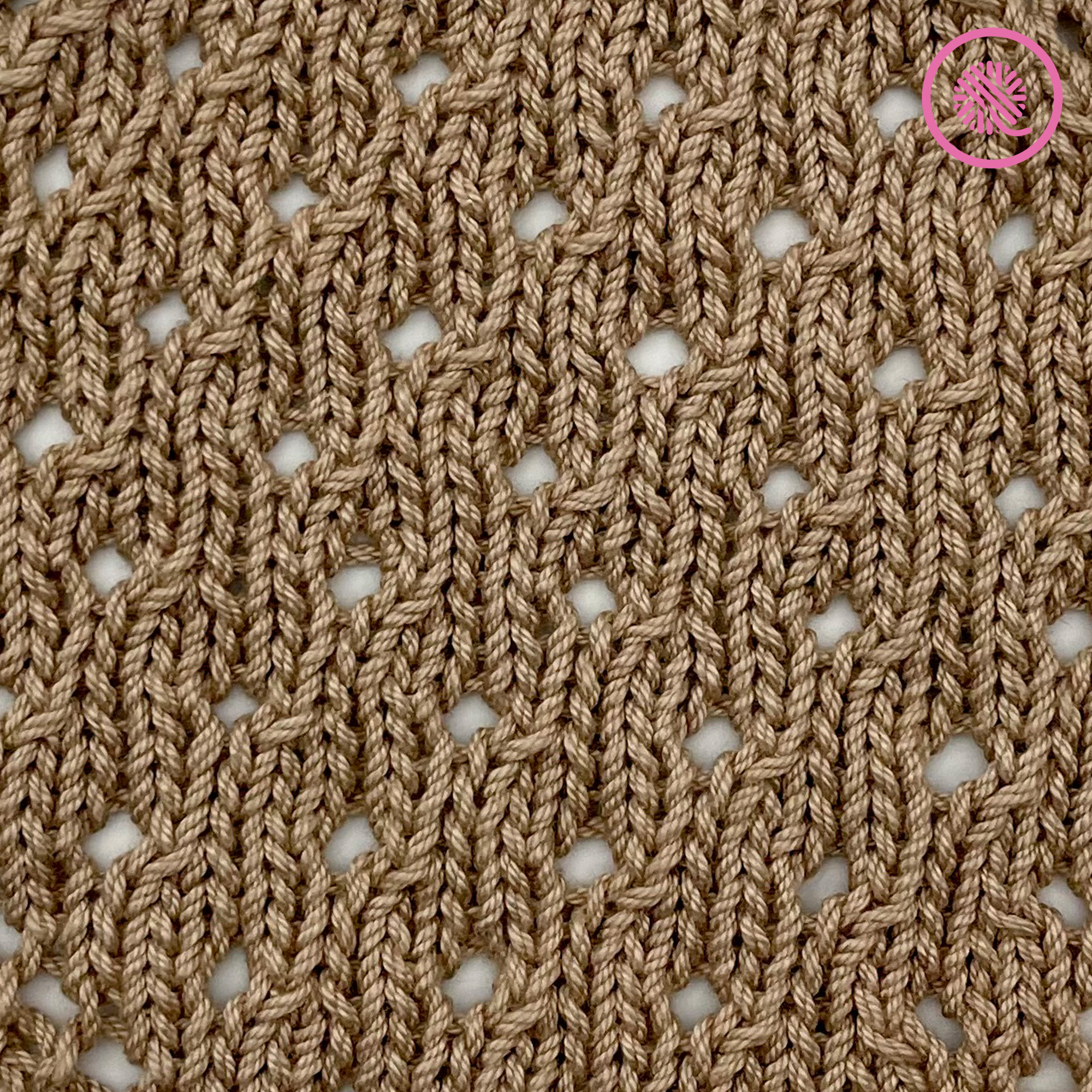 Easy Needle Knit C2C Eyelet Square! - GoodKnit Kisses