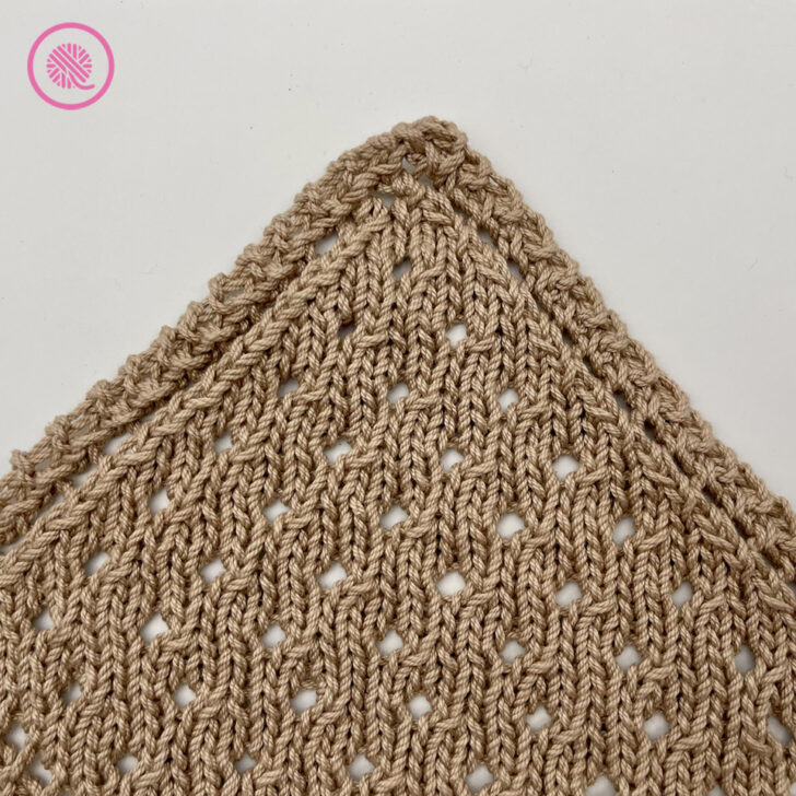 The Loom Knit C2C Eyelet Square is an Easy Project! - GoodKnit Kisses