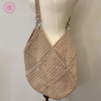 Free Pattern: Easy Needle Knit Eyelet Bag - GoodKnit Kisses