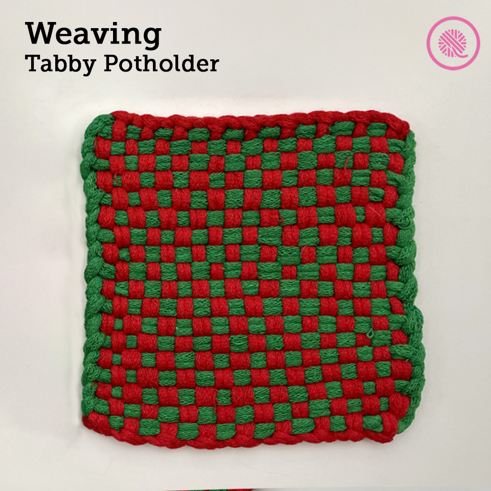 How to Weave a Tabby Potholder! - GoodKnit Kisses