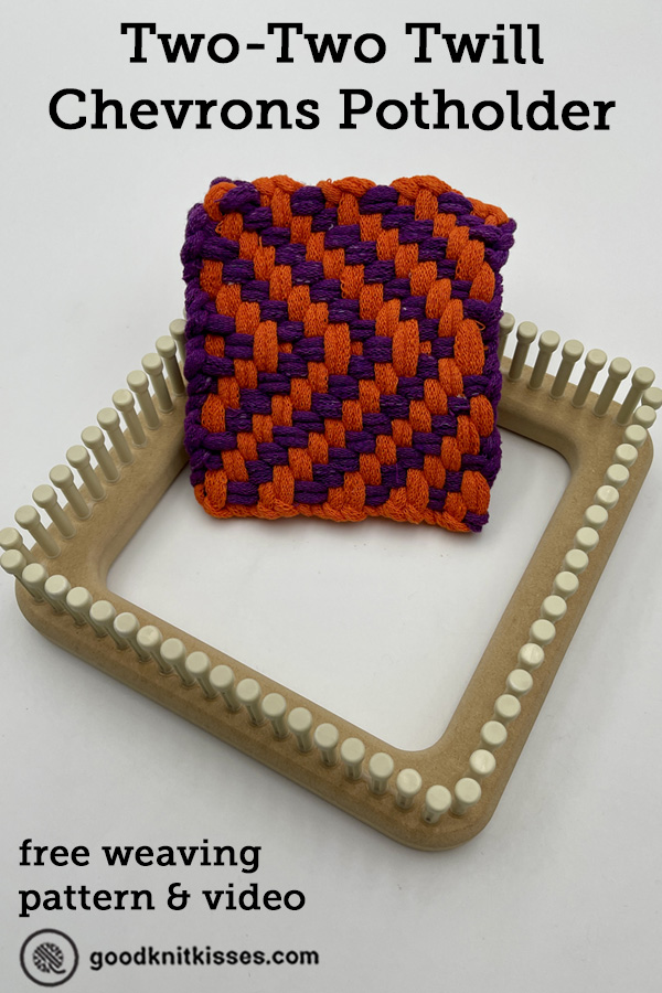 Easy Chevrons Potholder Pattern! - GoodKnit Kisses