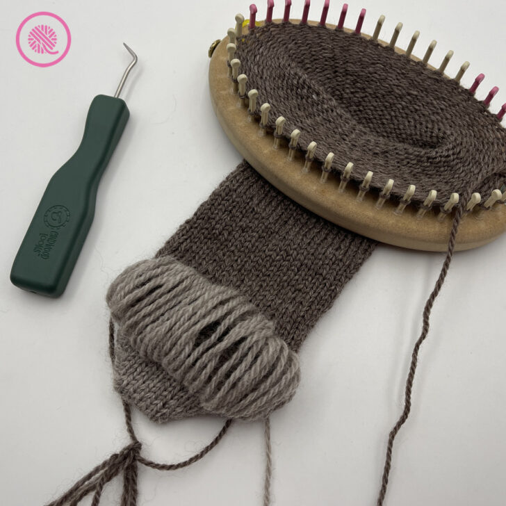 Loom Knit Basic Toe-Up Socks - GoodKnit Kisses