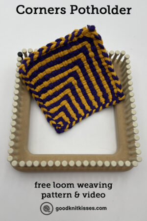 Free Woven Corners Potholder Pattern - GoodKnit Kisses