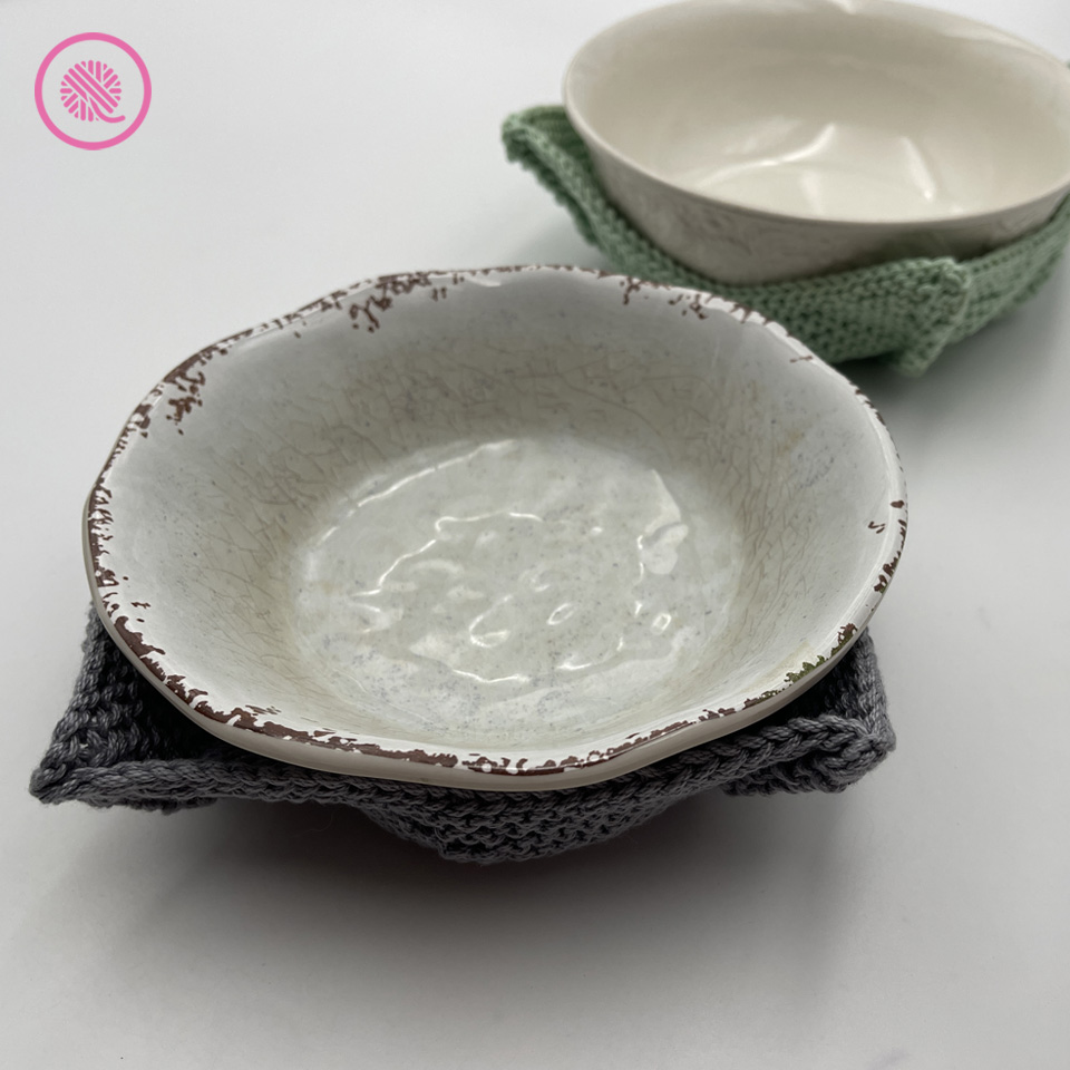 How to Make a Needle Knit Bowl Cozy - GoodKnit Kisses