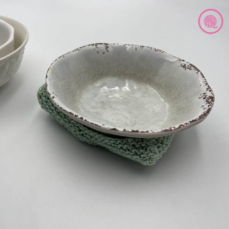 How to Loom Knit a Bowl Cozy - GoodKnit Kisses