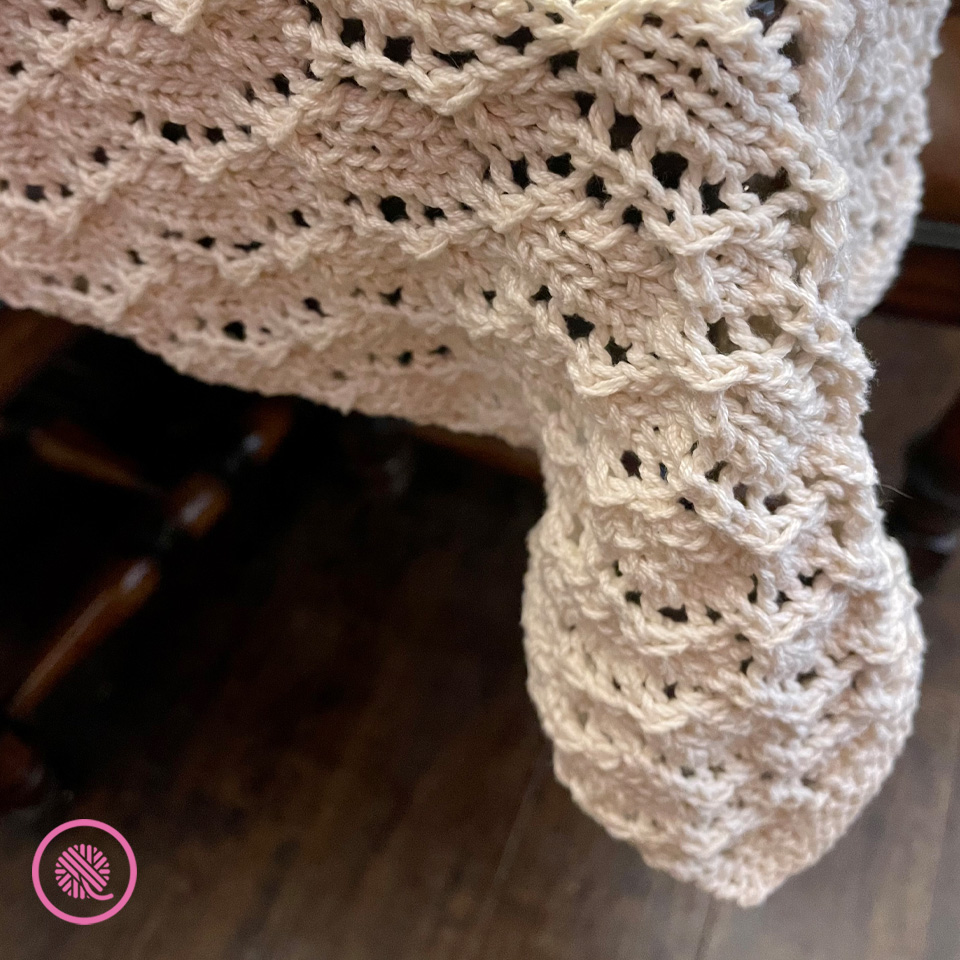 Gorgeous Needle Knit Lacy Tablecloth! - GoodKnit Kisses