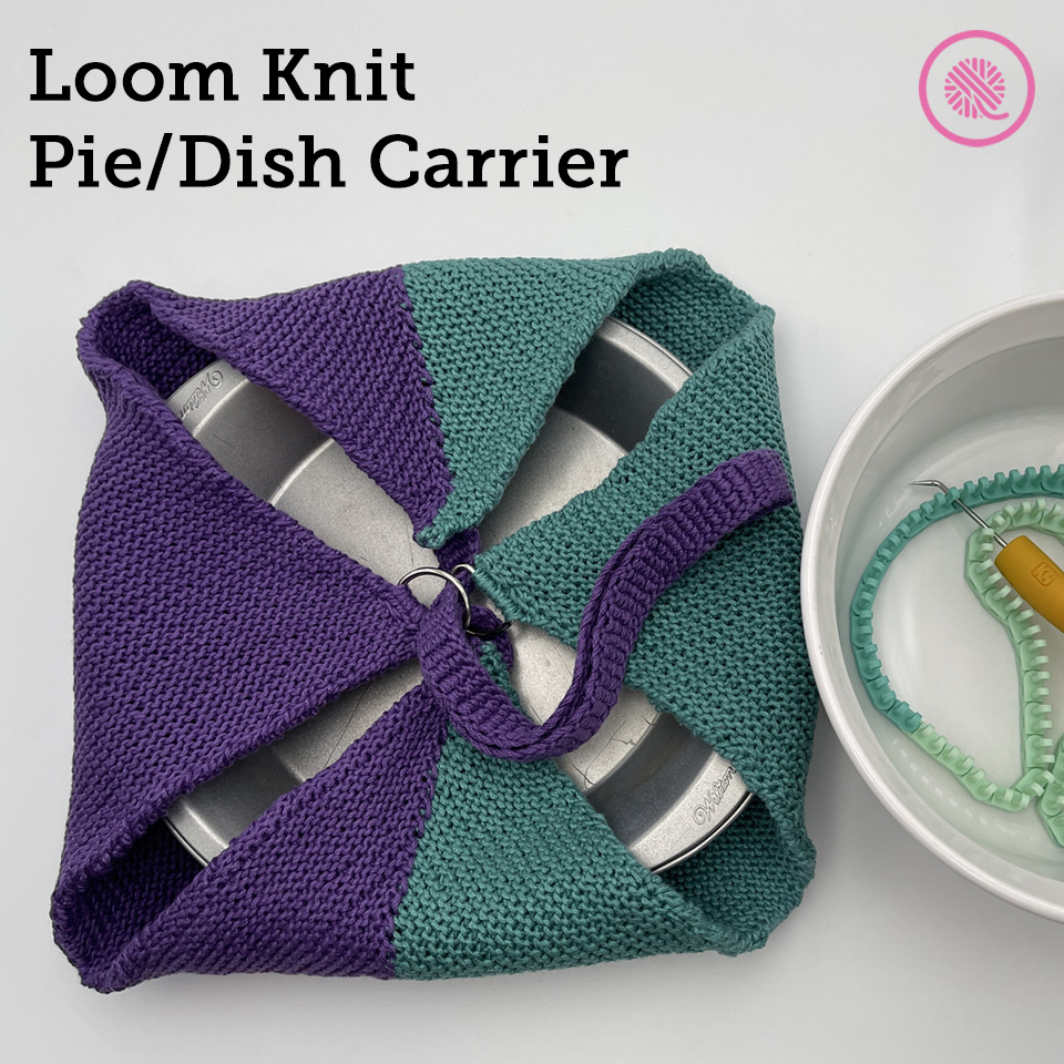 This Needle Knit Pie Carrier is a Picnic Essential! - GoodKnit Kisses
