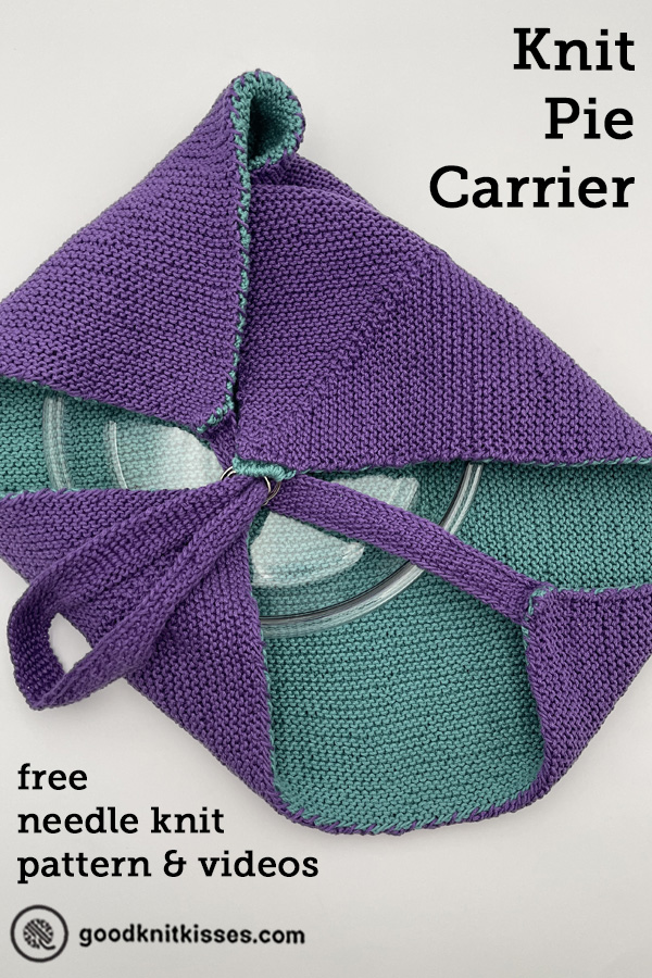 This Needle Knit Pie Carrier is a Picnic Essential! - GoodKnit Kisses