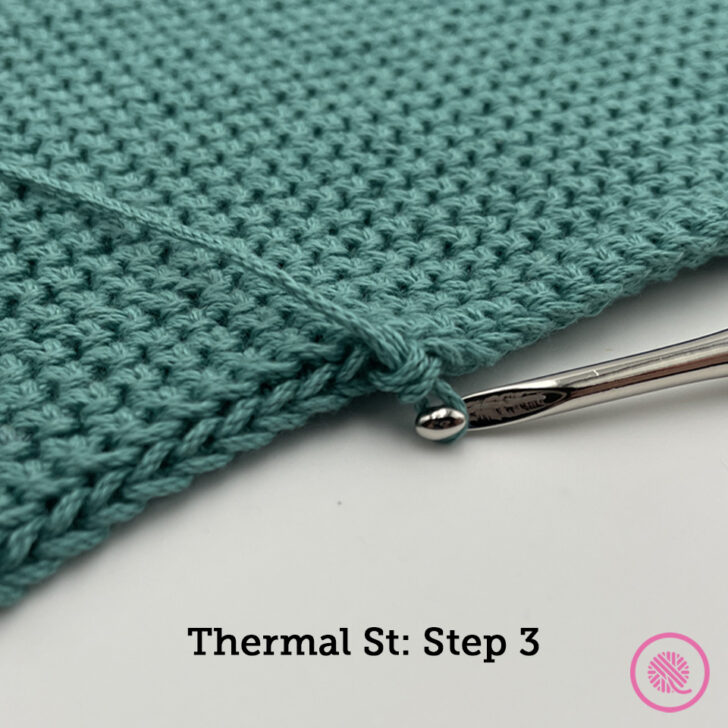 How to Crochet the Thermal Stitch with Free Potholder Pattern ...