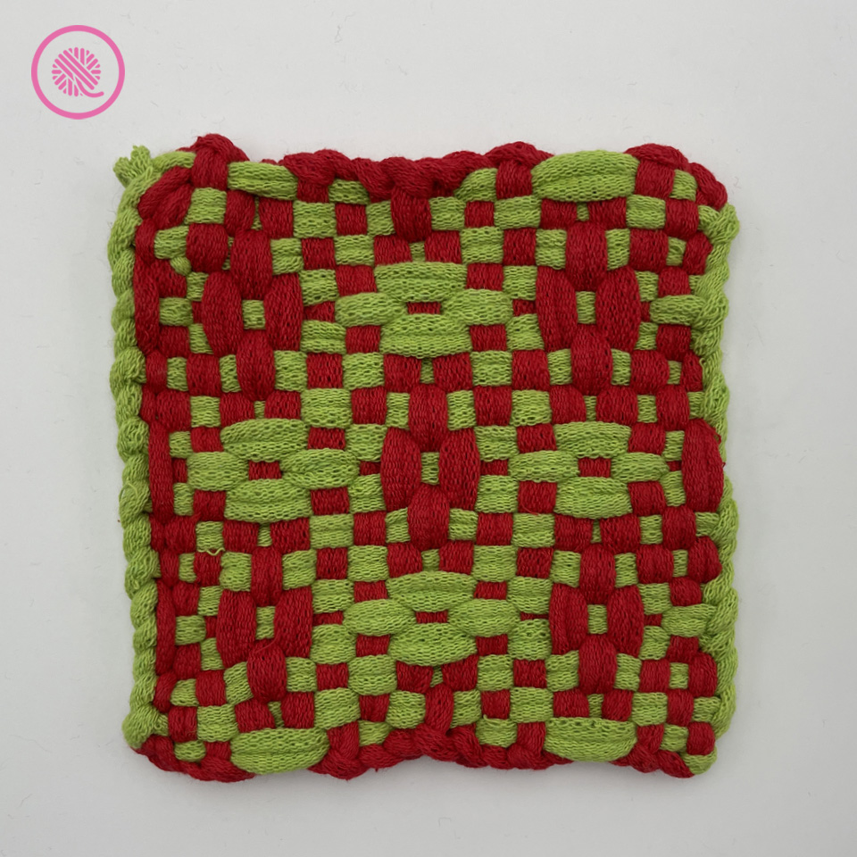 Make the Festive Diamond Buffalo Weaving Design! - GoodKnit Kisses