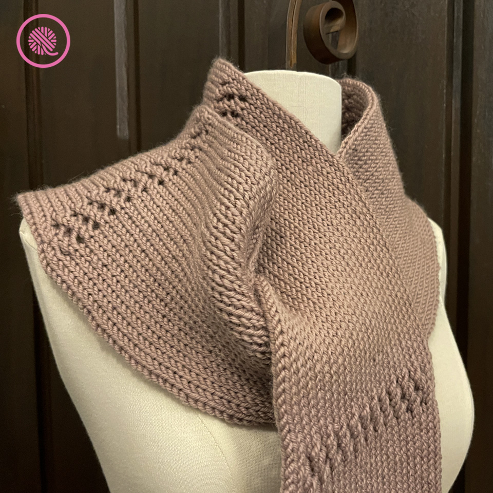 How to Loom Knit a Lacy Double Knit Scarf - GoodKnit Kisses