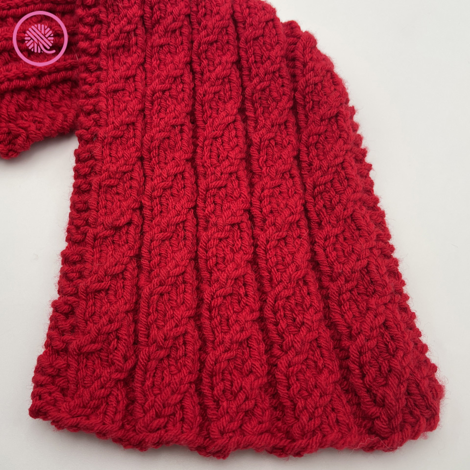 Needle Knit Mock Cable Rib Stitch! - GoodKnit Kisses