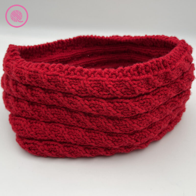 Needle Knit Mock Cable Rib Stitch! - GoodKnit Kisses