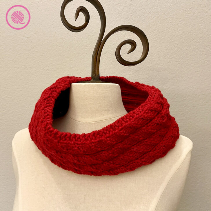Needle Knit Mock Cable Rib Stitch! - GoodKnit Kisses