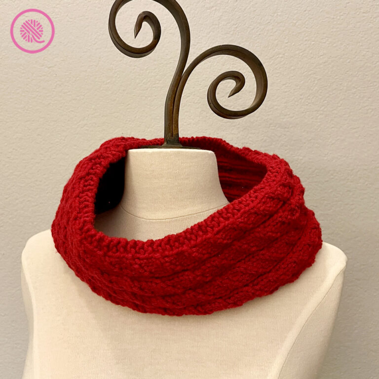 Needle Knit Mock Cable Rib Stitch! - GoodKnit Kisses