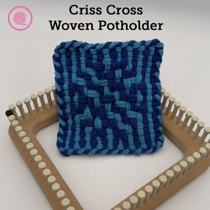 Weave the Criss Cross Design Potholder - GoodKnit Kisses